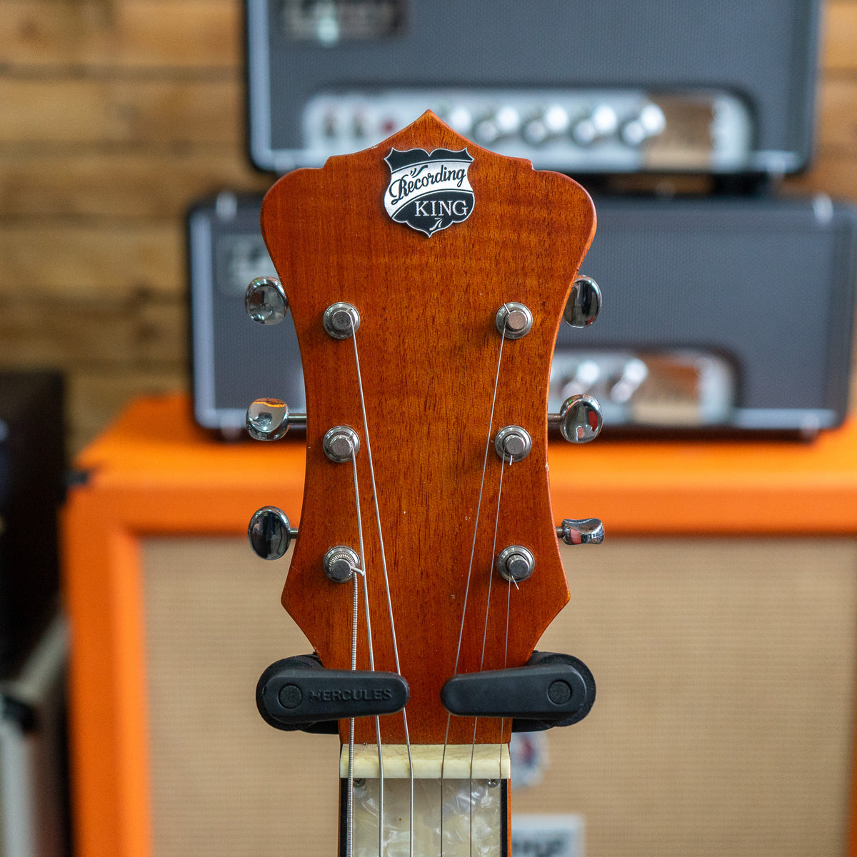 Recording King Lap Steel with P90 Pickup in Natural Mahogany - (Pre-Ow ...