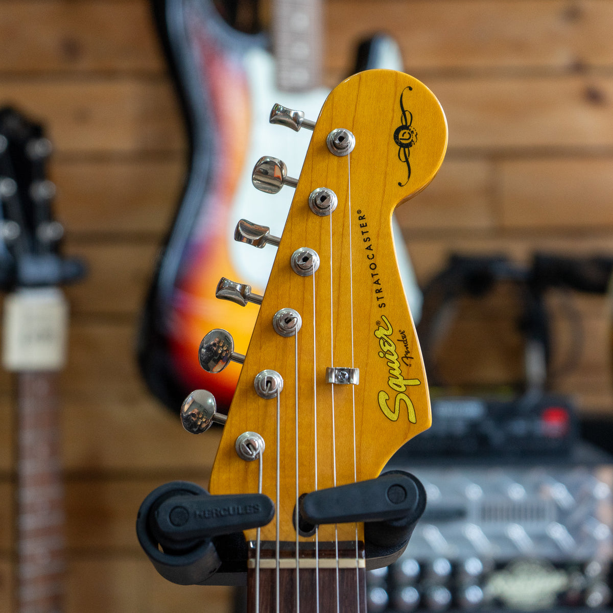 Squier Simon Neil Stratocaster in Fiesta Red - (Pre-Owned) – Southend ...