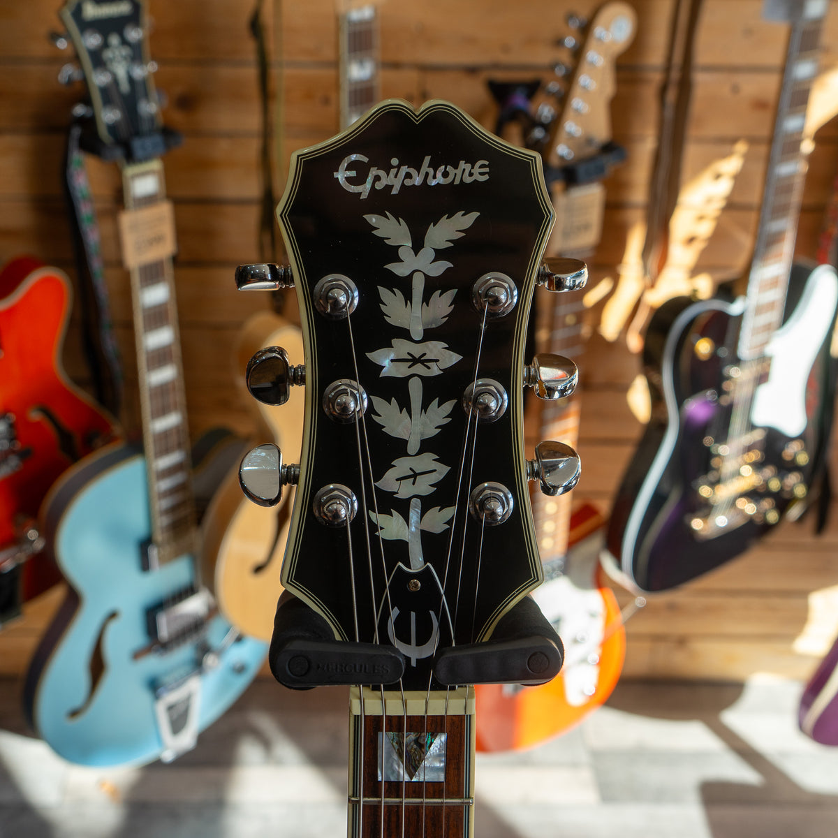 Epiphone Sheraton II with Hardcase in Vintage Sunburst - 2005 - Made i ...
