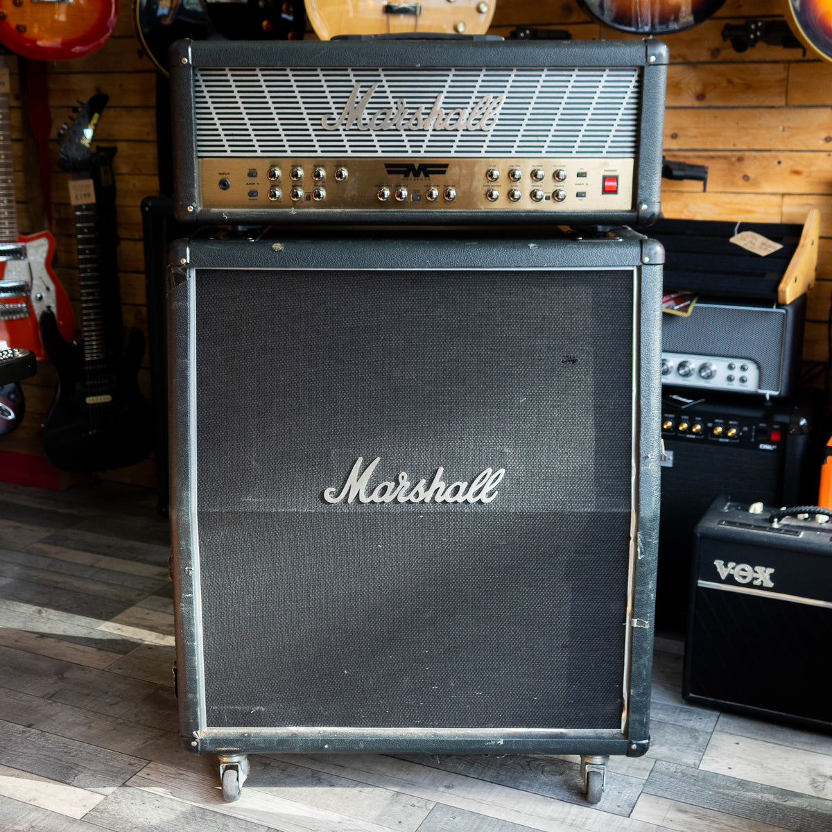 Marshall Mode 4 Head with Marshall Mode 4 280w Slanted Cab - (Pre-Owne ...
